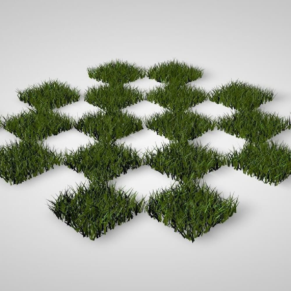 Grass Patterns - 3D Model by miladd