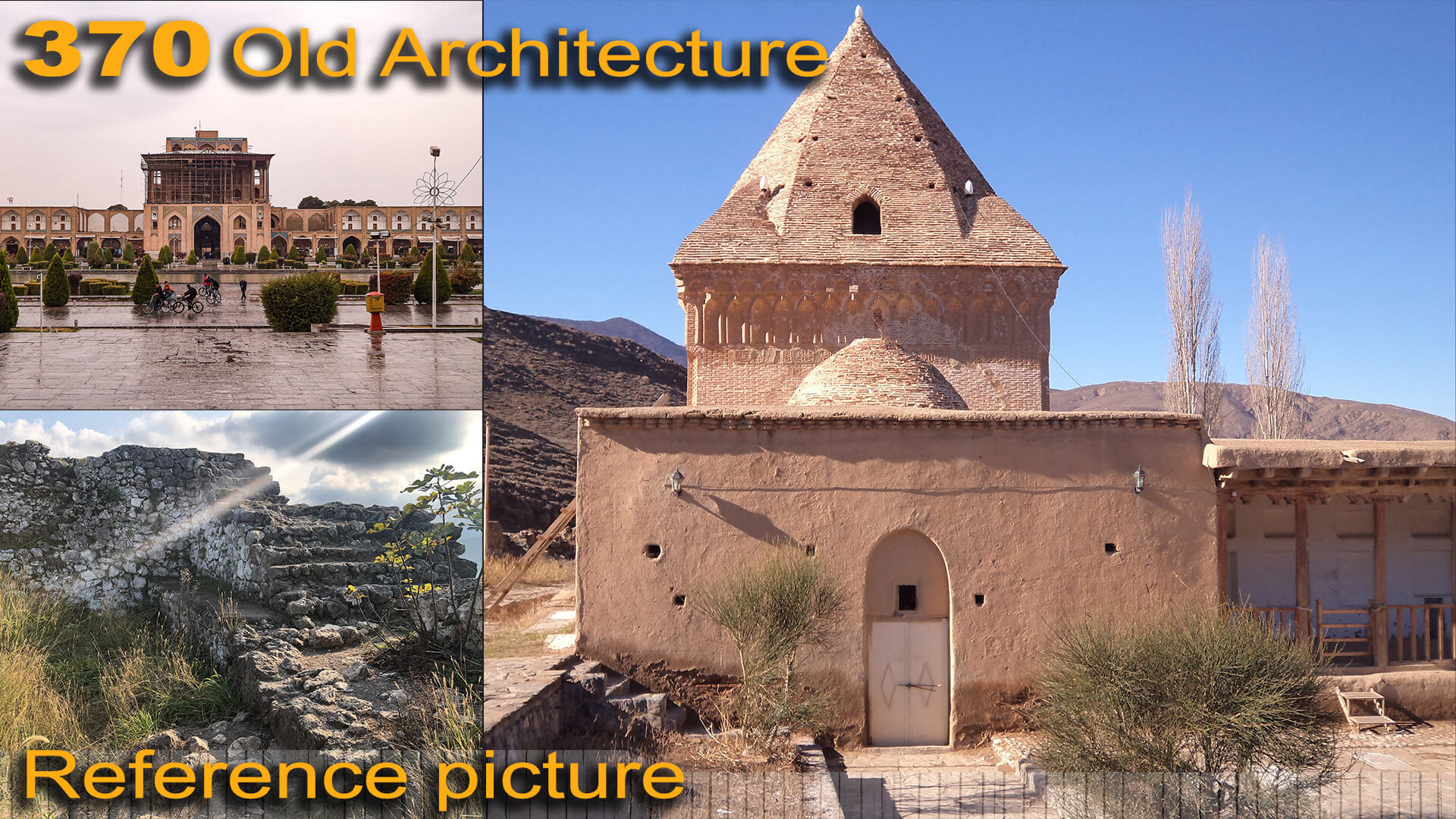 370 Old Architecture Reference Pictures by Miladh