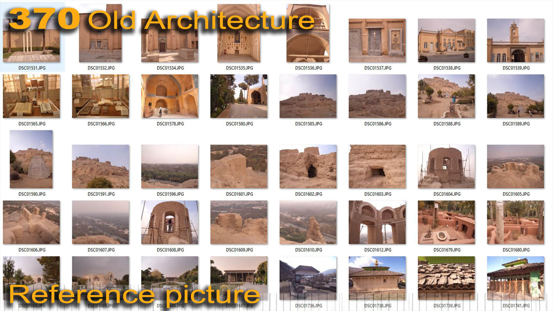 370 Old Architecture Reference Pictures by Miladh