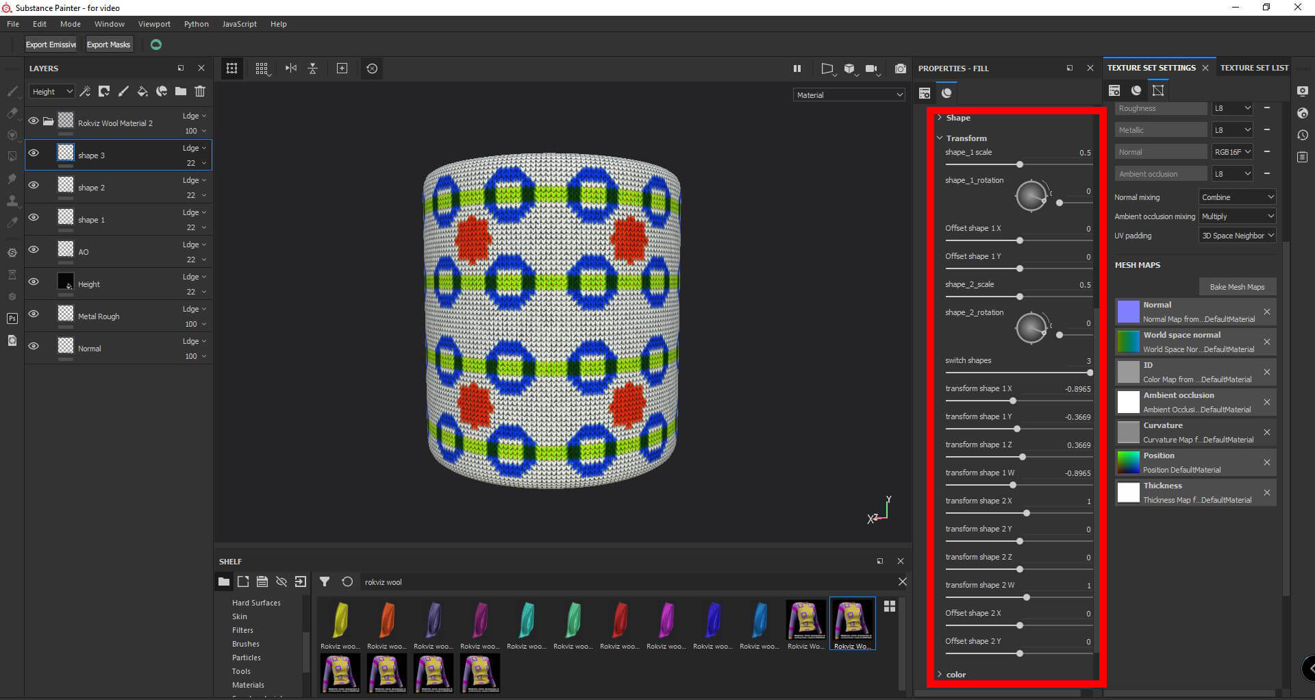 Wool Creator 2 - 3D Material or Shader by Miladh