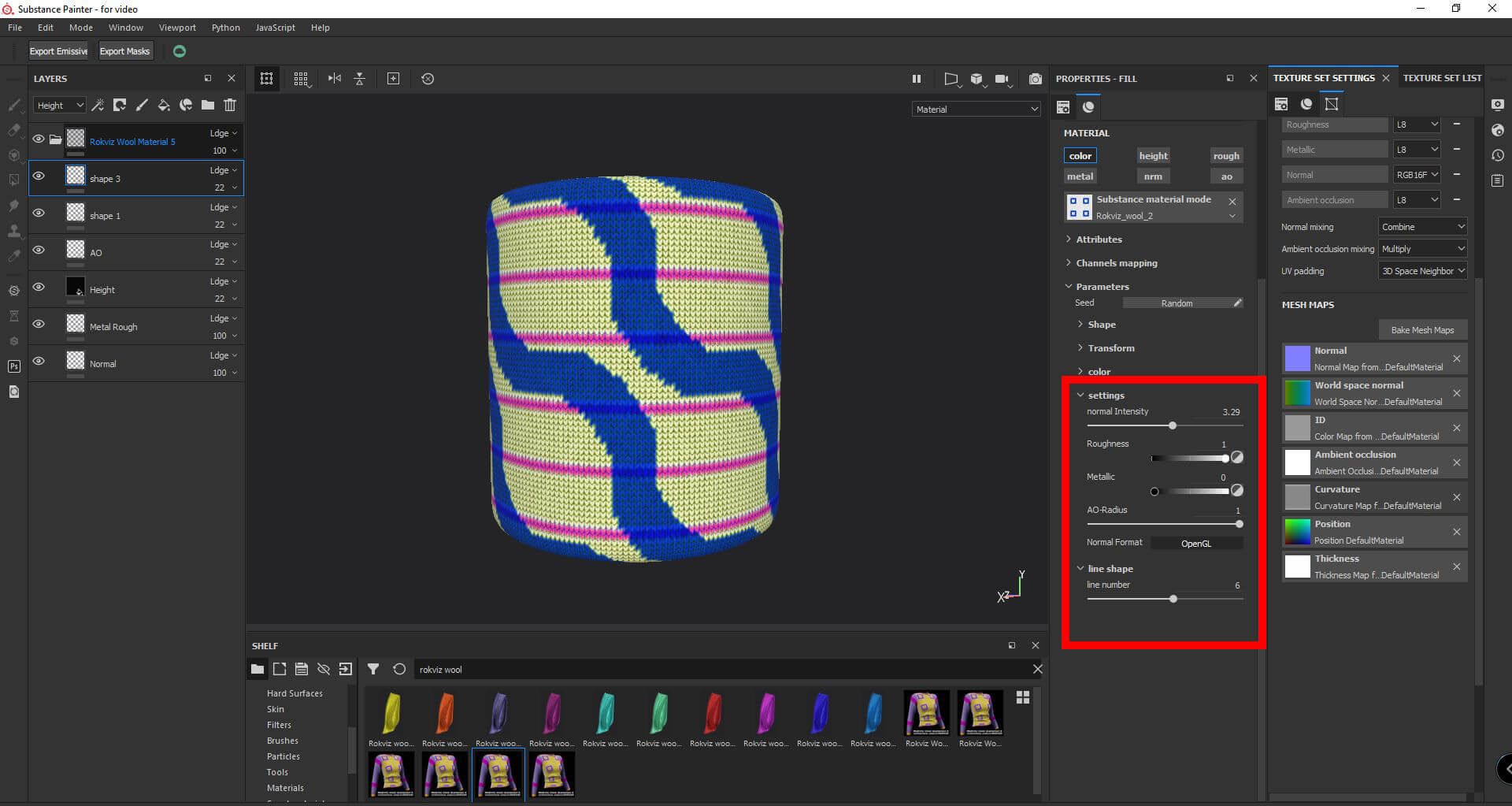 Wool Creator 2 - 3D Material or Shader by Miladh
