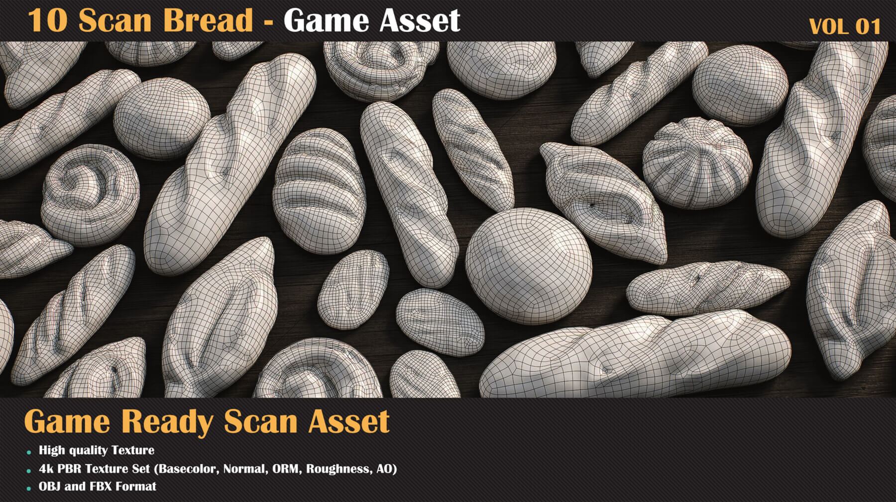 10 Bread Scan Model Vol01 by Miladkambari