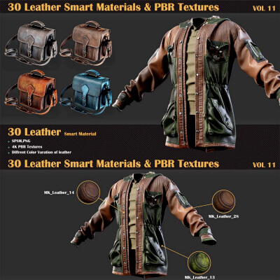 Miladkambari | 3D Models | Leathers