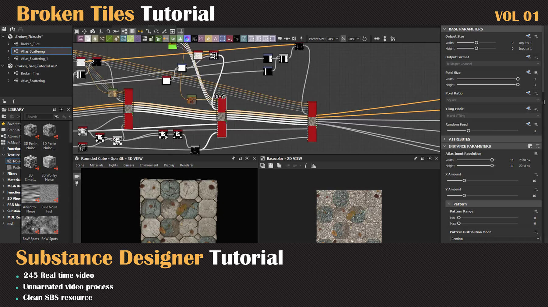 Broken Tiles Tutorial Vol 01 by Miladkambari