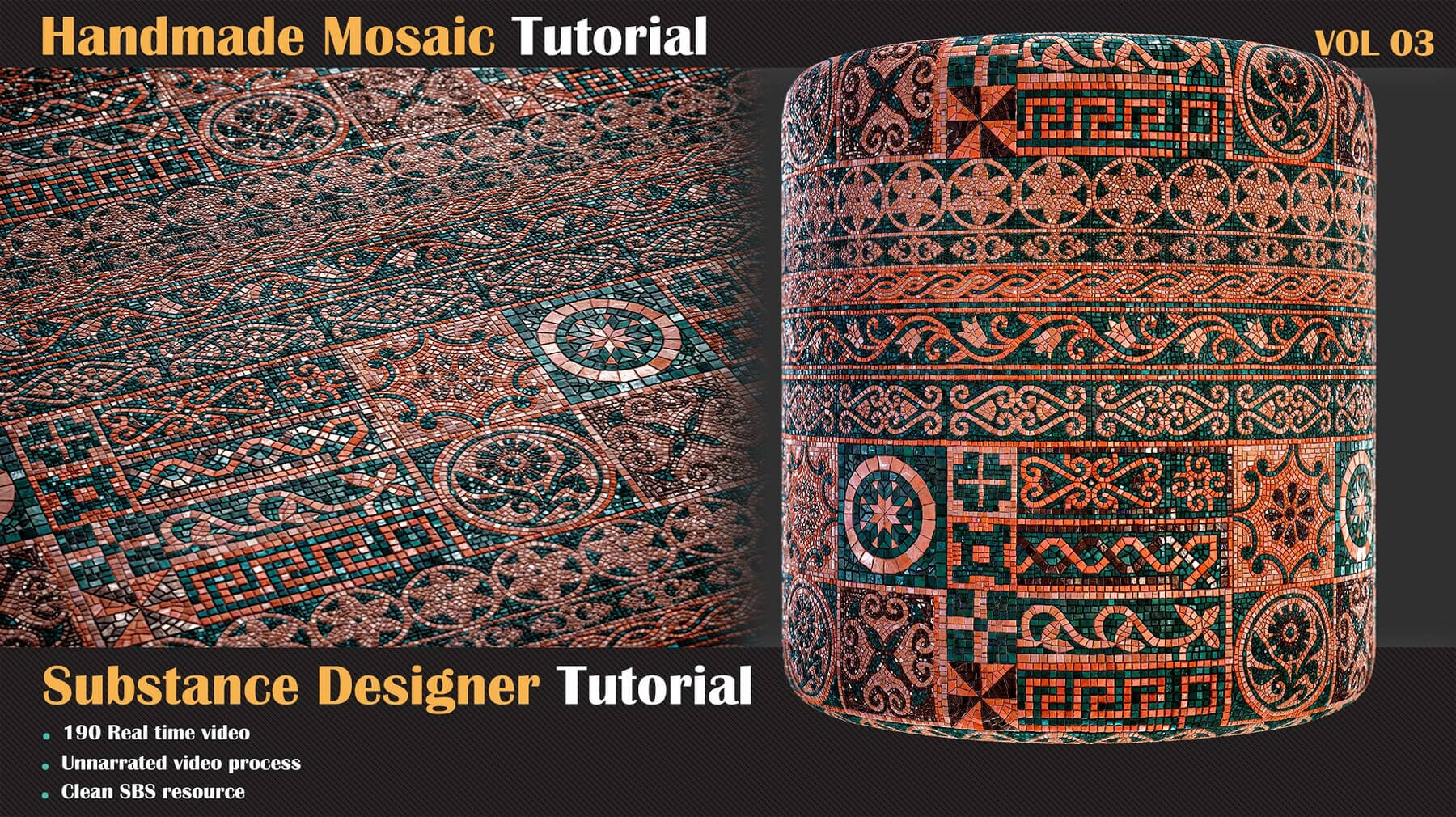 Handmade Mosaic Tutorial Vol 03 by Miladkambari