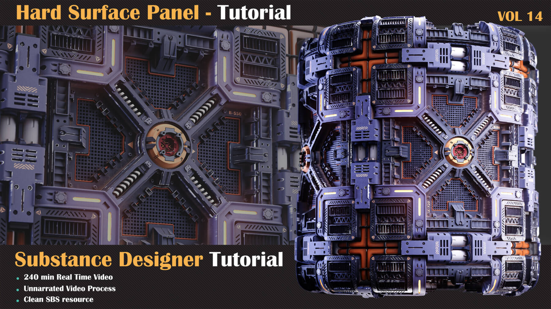 Hard Surface Panel Tutorial Vol 14 by Miladkambari