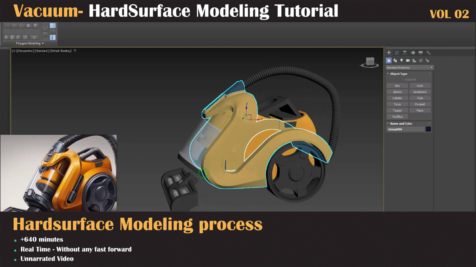 Hardsurface Tutorial Collection Vol2 - Vacuum by Miladkambari