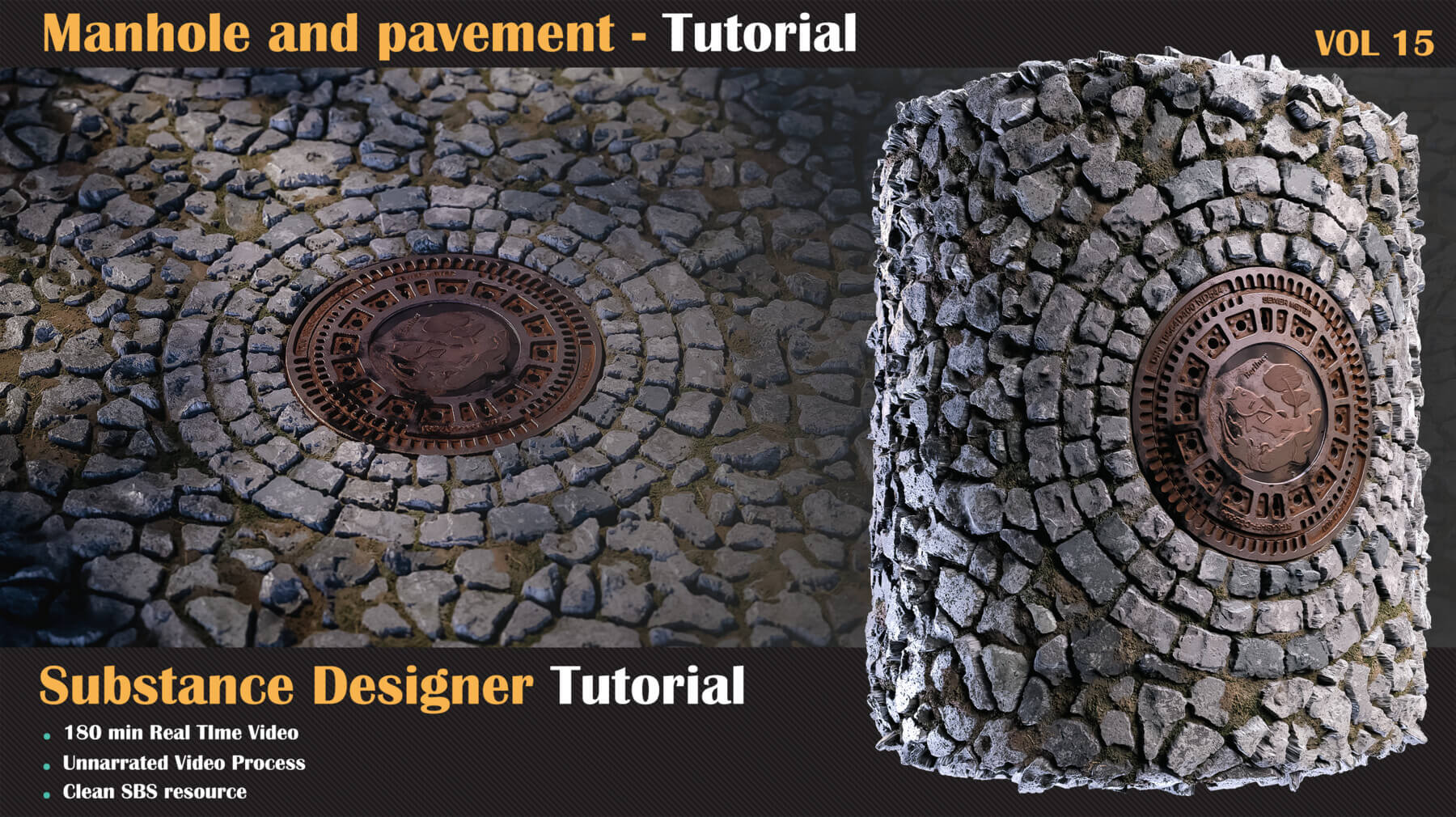 Manhole and Pavement Tutorial Vol 15 by Miladkambari