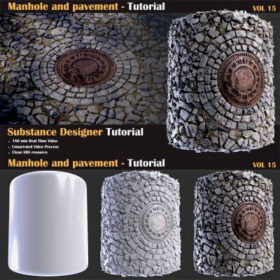 Manhole and Pavement Tutorial Vol 15 by Miladkambari
