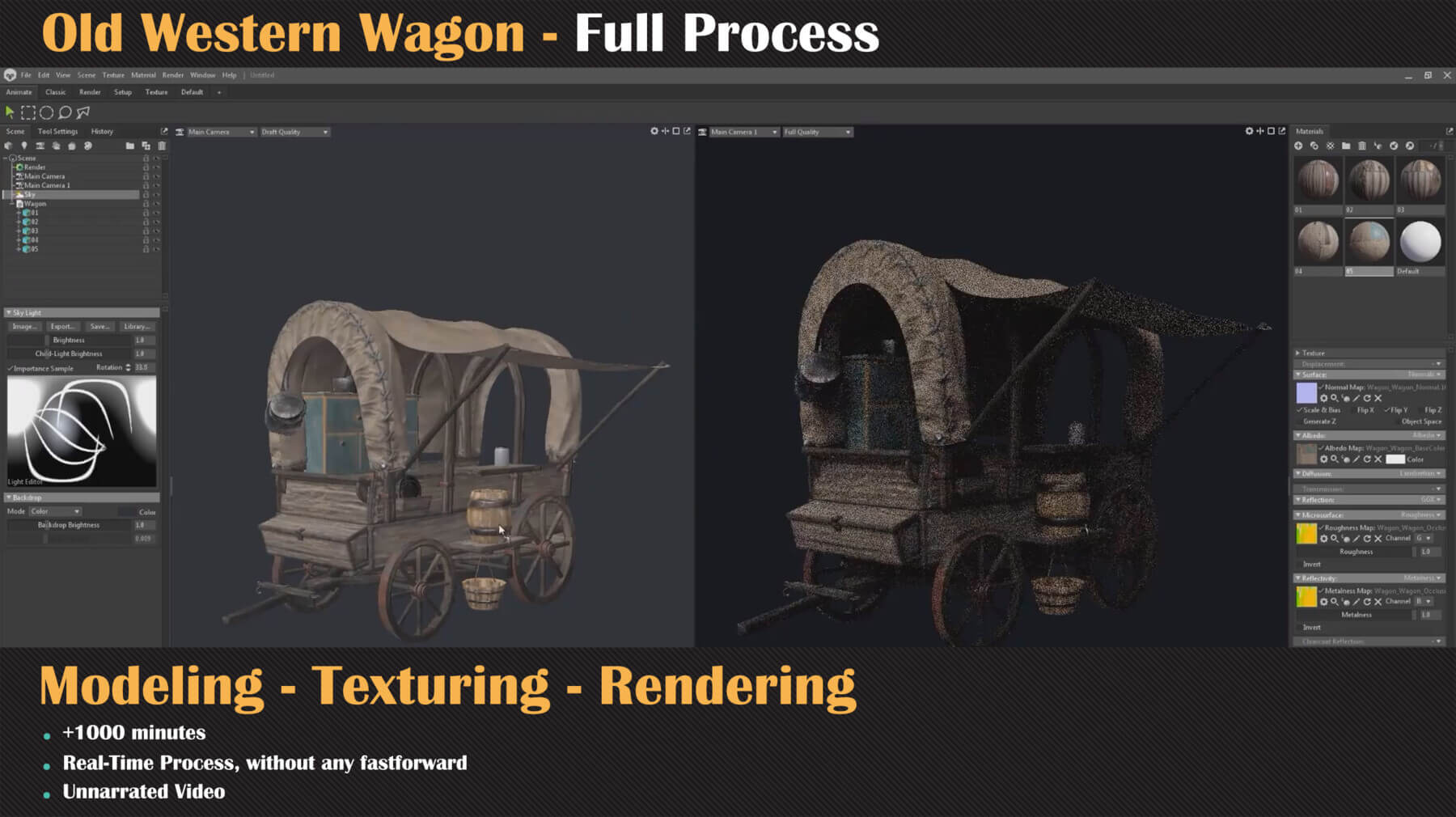 Old Western Wagon Tutorial Full Process by Miladkambari