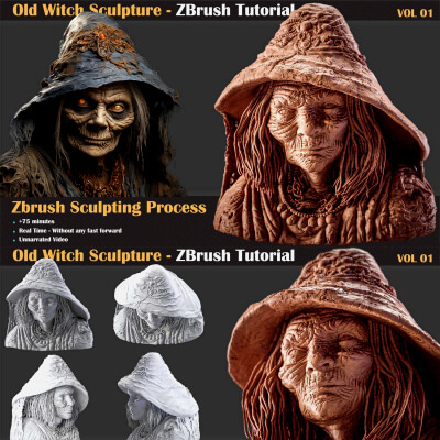 Yoda ZBrush Sculpture Series Vol3 - 3D Tutorial by Miladkambari