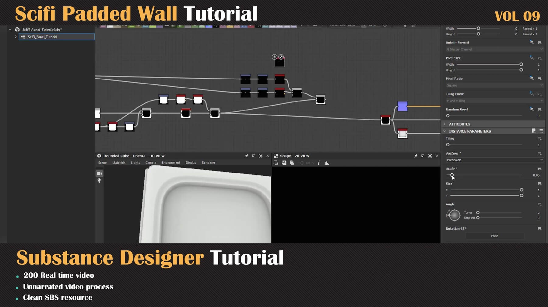 Sci-Fi Padded Wall Tutorial Vol 09 by Miladkambari