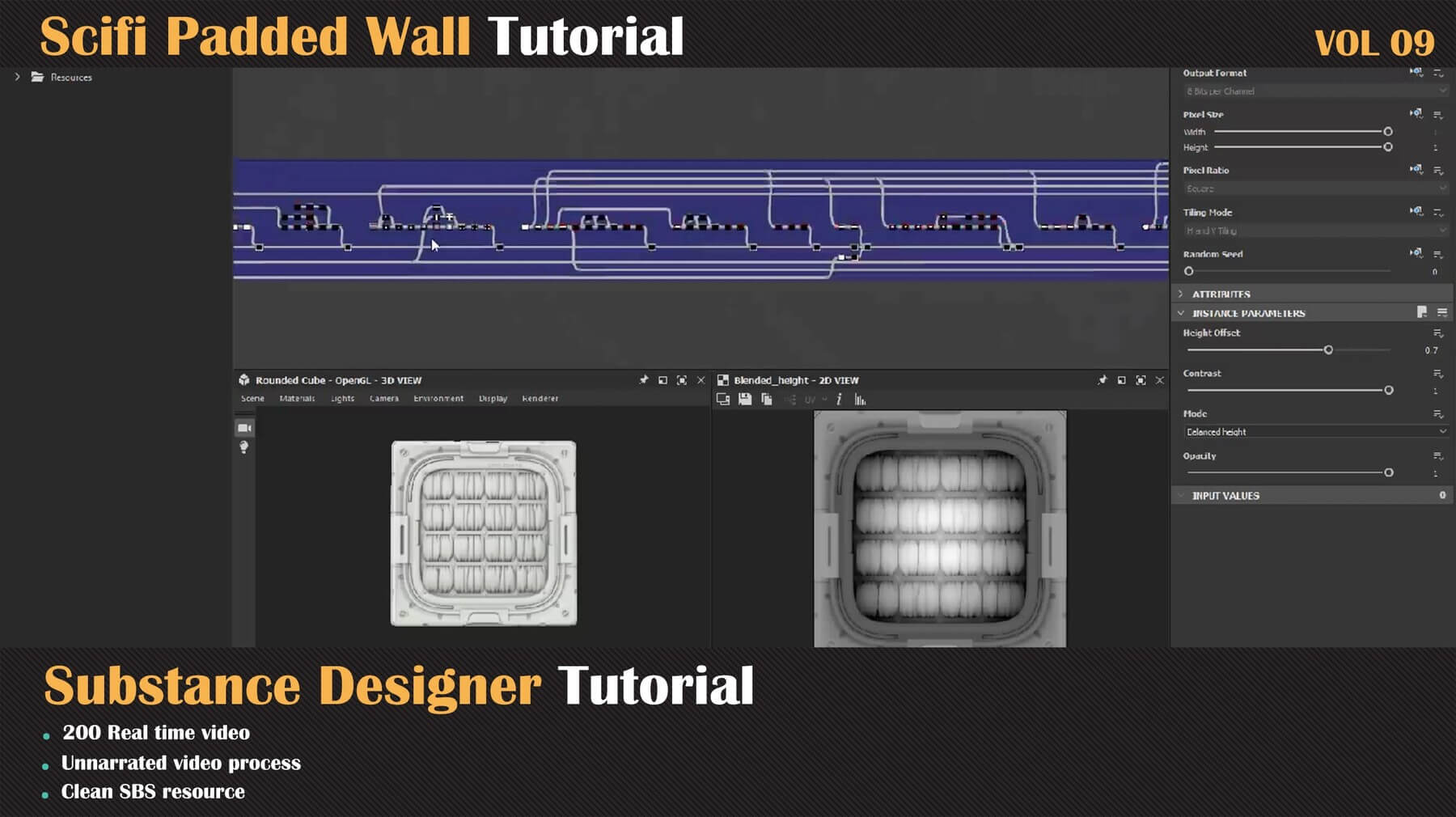 Sci-Fi Padded Wall Tutorial Vol 09 by Miladkambari