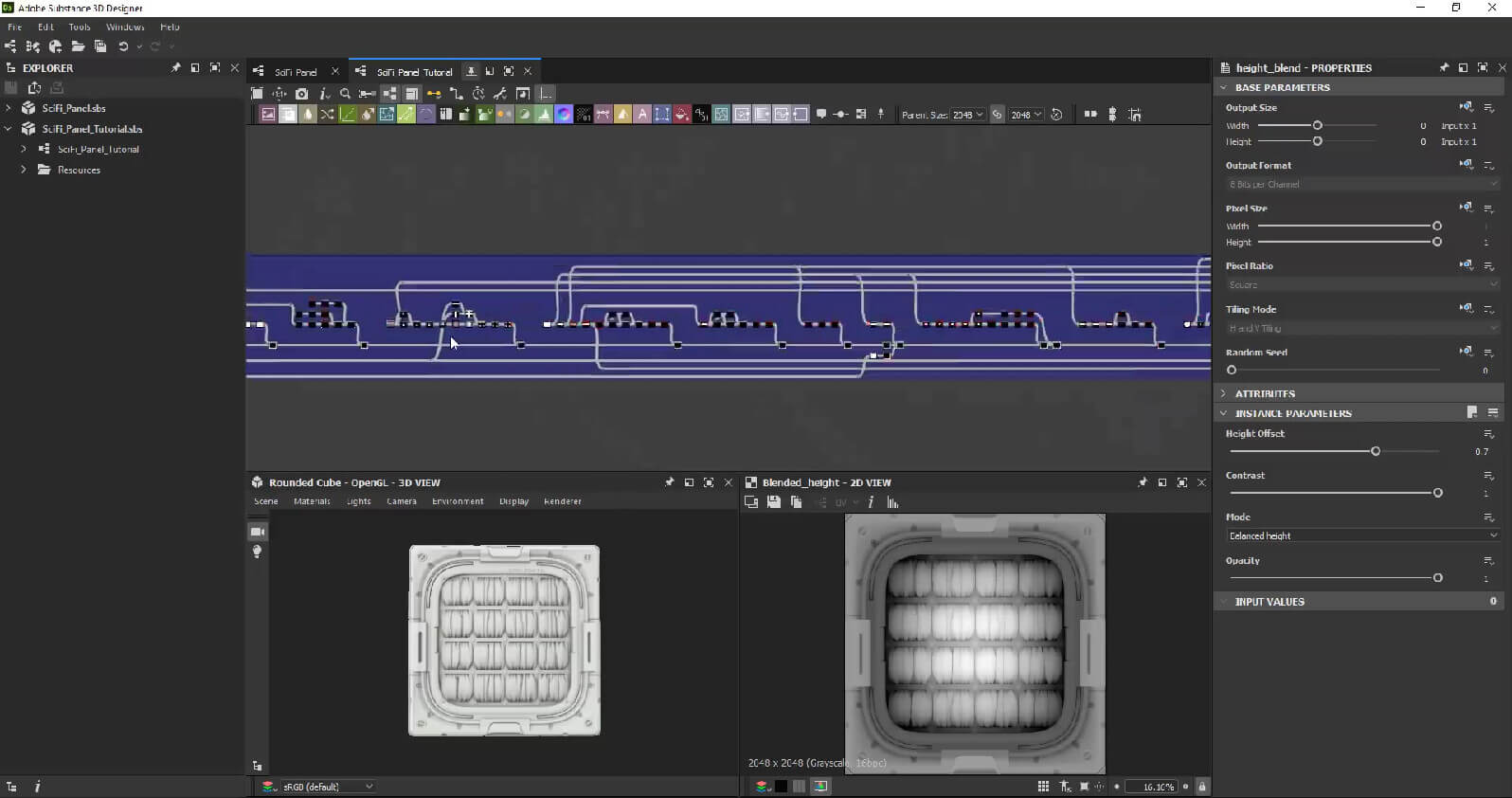 Sci-Fi Padded Wall Tutorial Vol 09 by Miladkambari