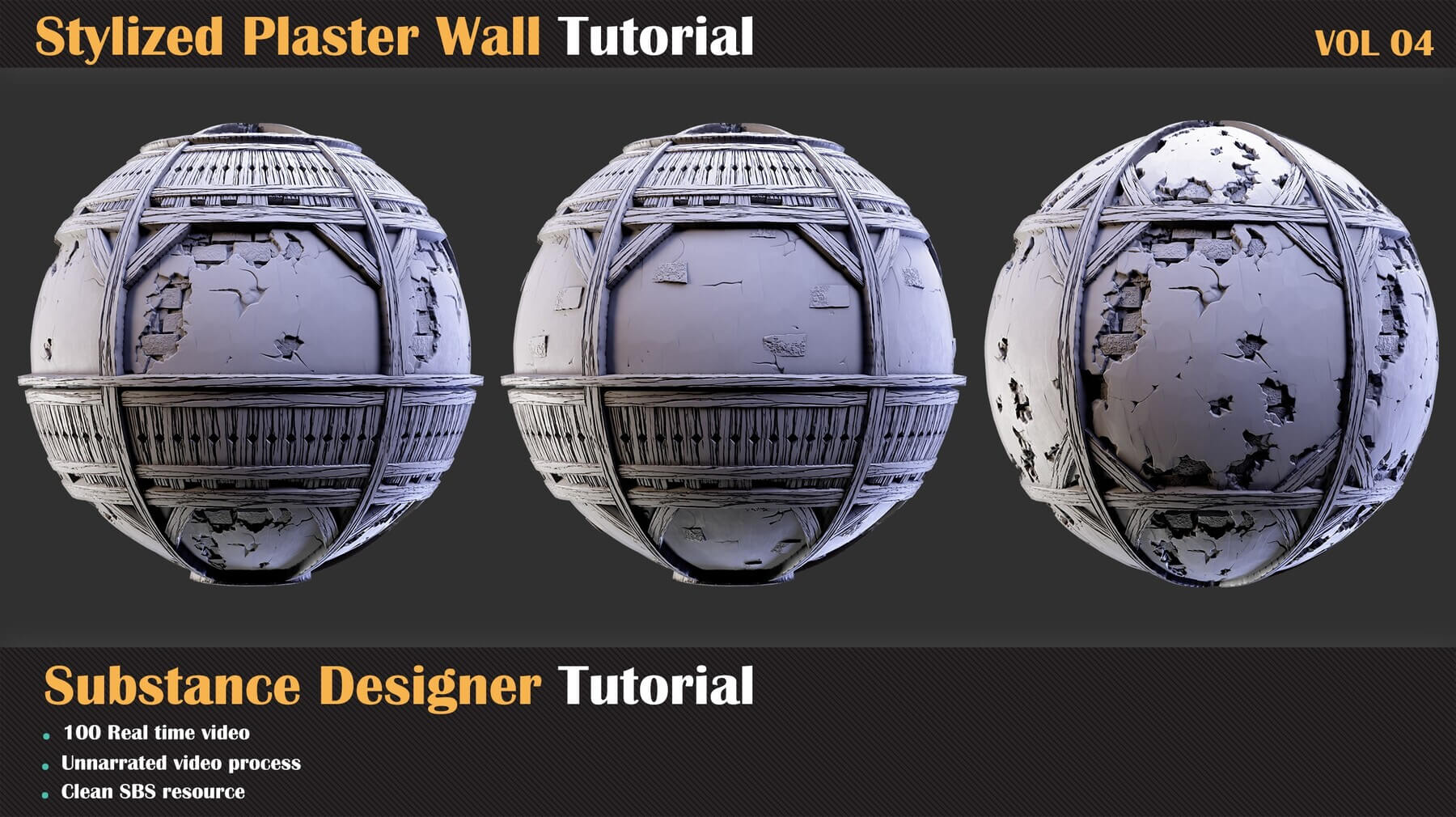 Stylized Plaster Wall Tutorial Vol 04 by Miladkambari