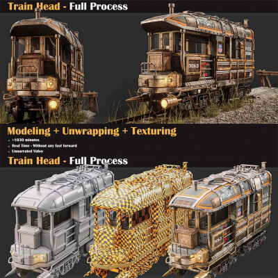 Train Head - Full Tutorial by Miladkambari