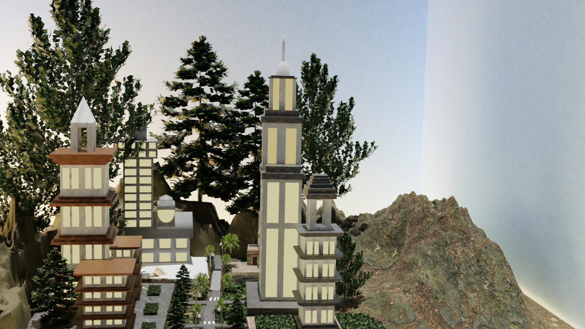 City, Small Map - 3D Model by milaslv