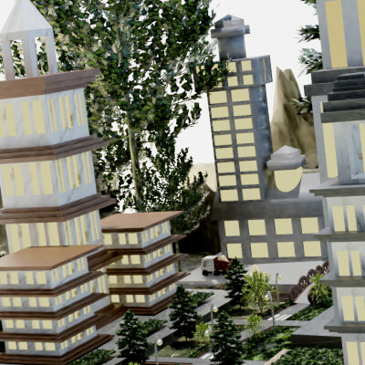 City, Small Map - 3D Model by milaslv