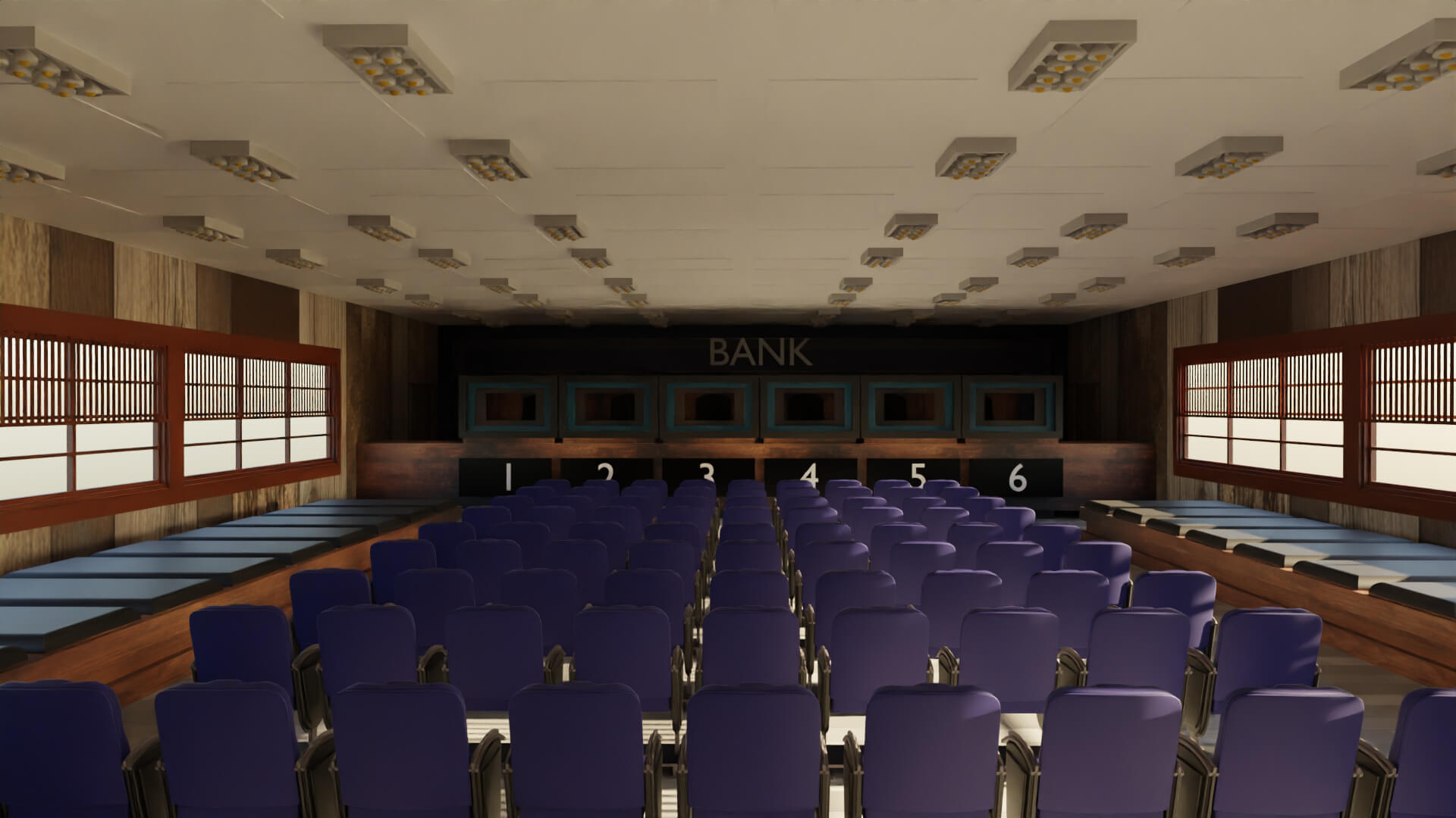 Bank Interior - 3D Model by militarymodels99