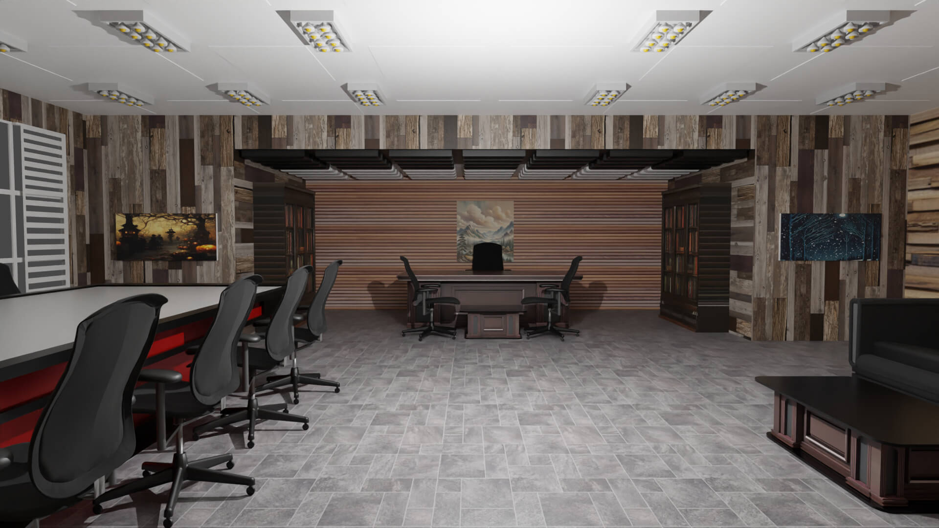 Boss Office Interior - 3D Model by militarymodels99
