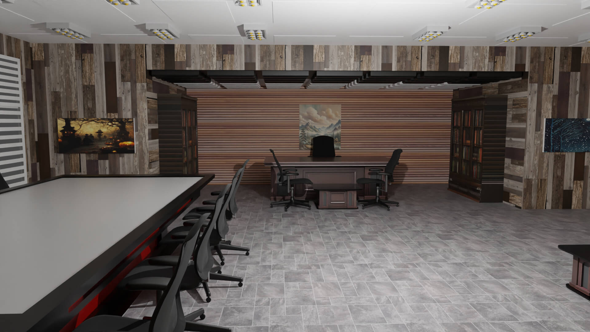 Boss Office Interior - 3D Model by militarymodels99