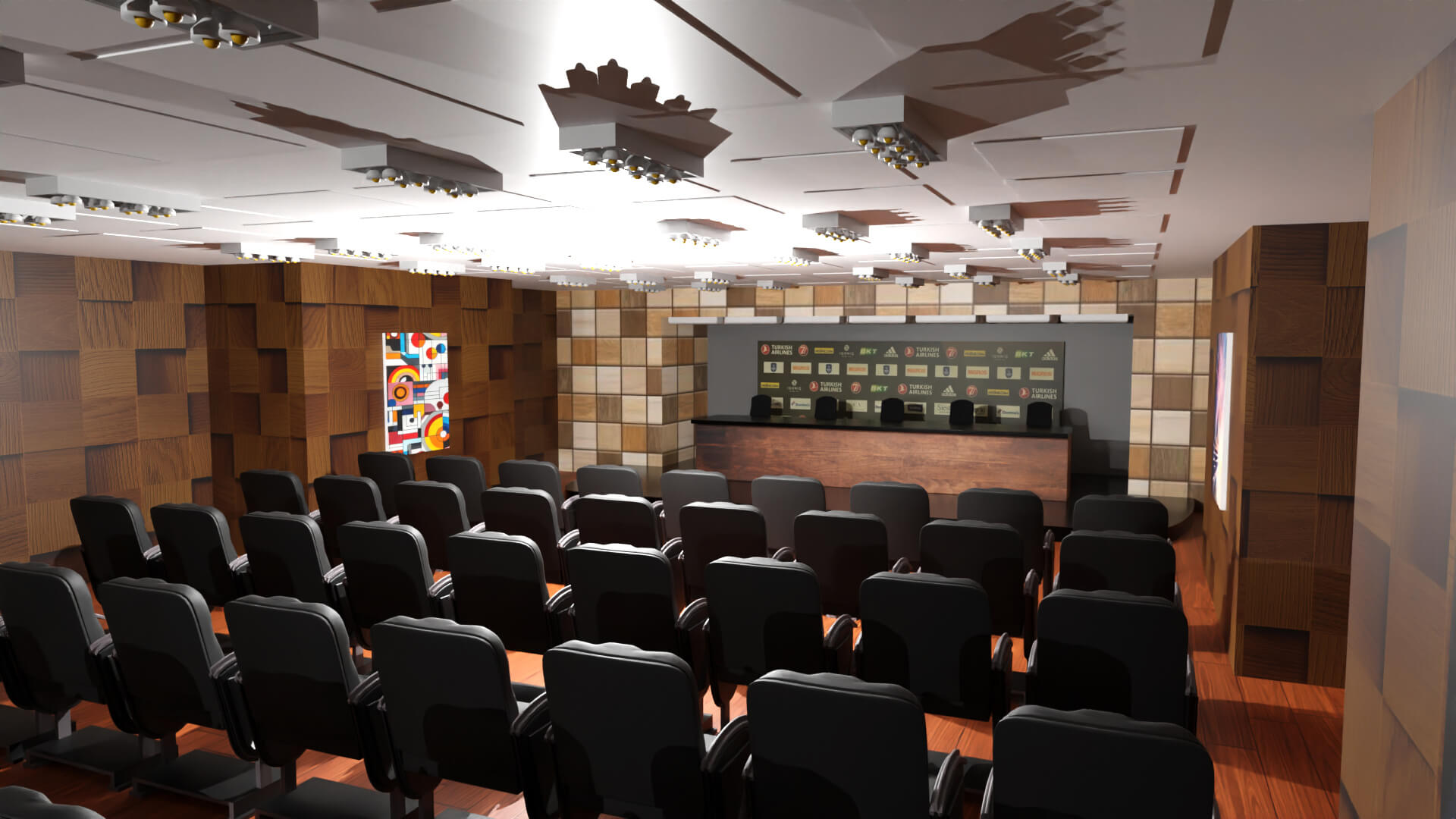 Conference Hall - 3D Model by militarymodels99
