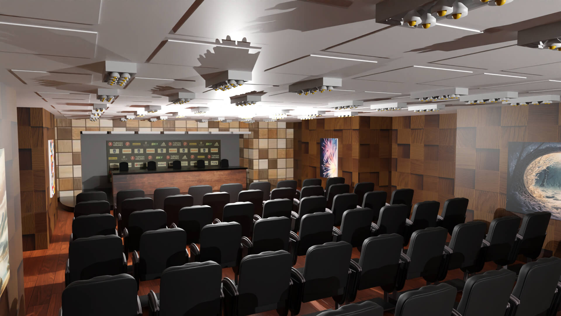 Conference Hall - 3D Model by militarymodels99