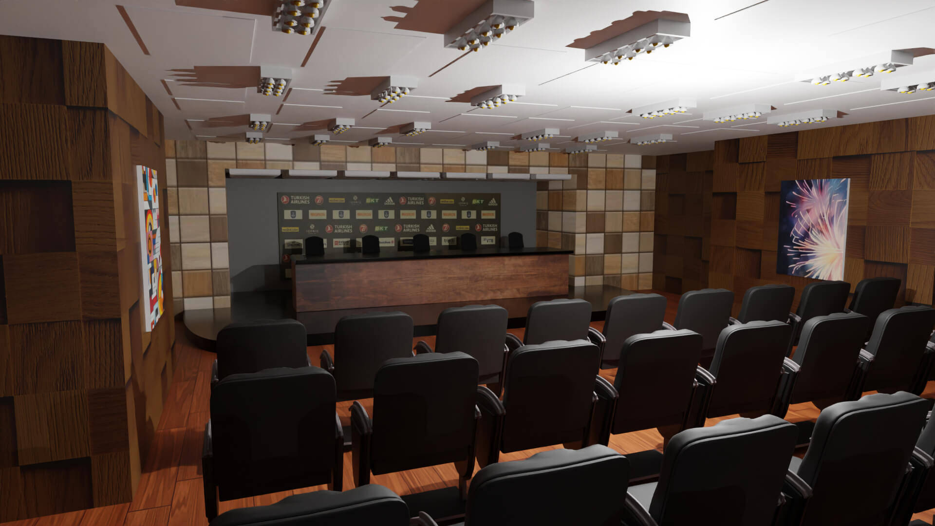 Conference Hall - 3D Model by militarymodels99