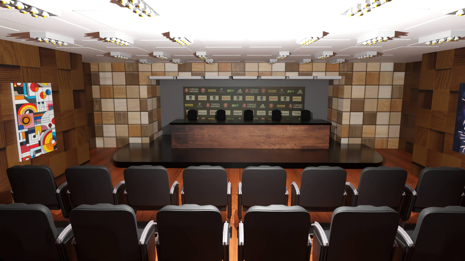 Conference Hall - 3D Model by militarymodels99