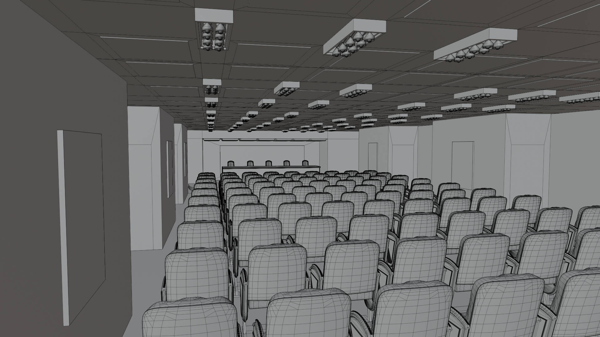 Conference Hall - 3D Model by militarymodels99
