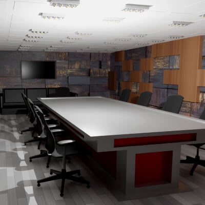 Conference Room - 3D Model by militarymodels99