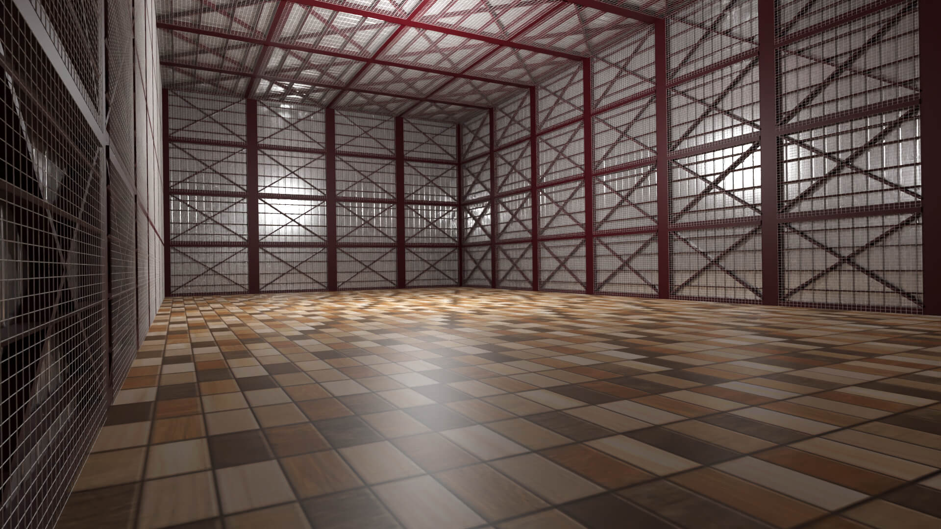 Hangar Interior - 3D Model by militarymodels99