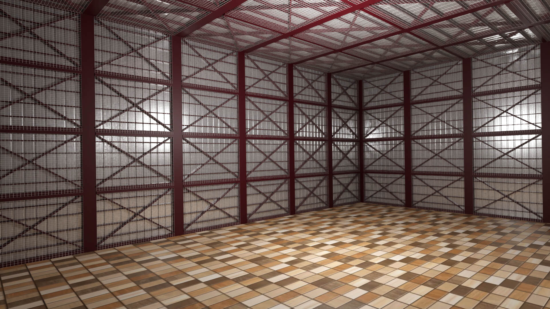 Hangar Interior - 3D Model by militarymodels99