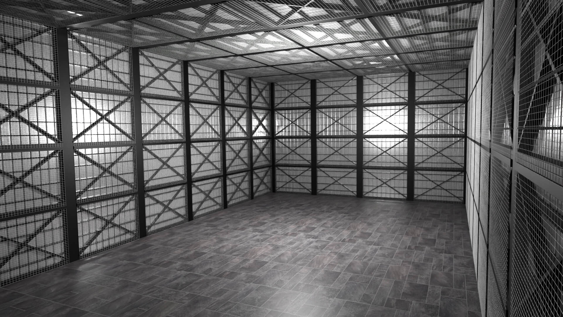 Hangar Interior - 3D Model by militarymodels99