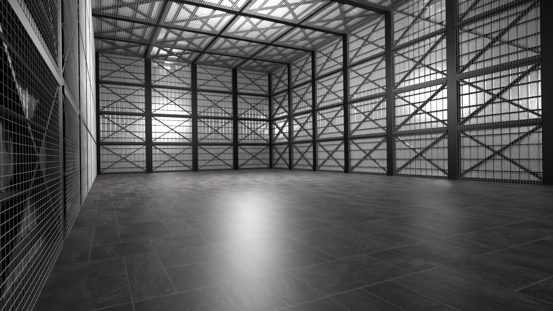 Hangar Interior - 3D Model by militarymodels99