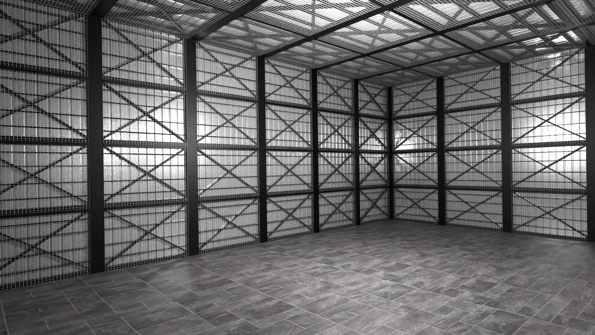 Hangar Interior - 3D Model by militarymodels99