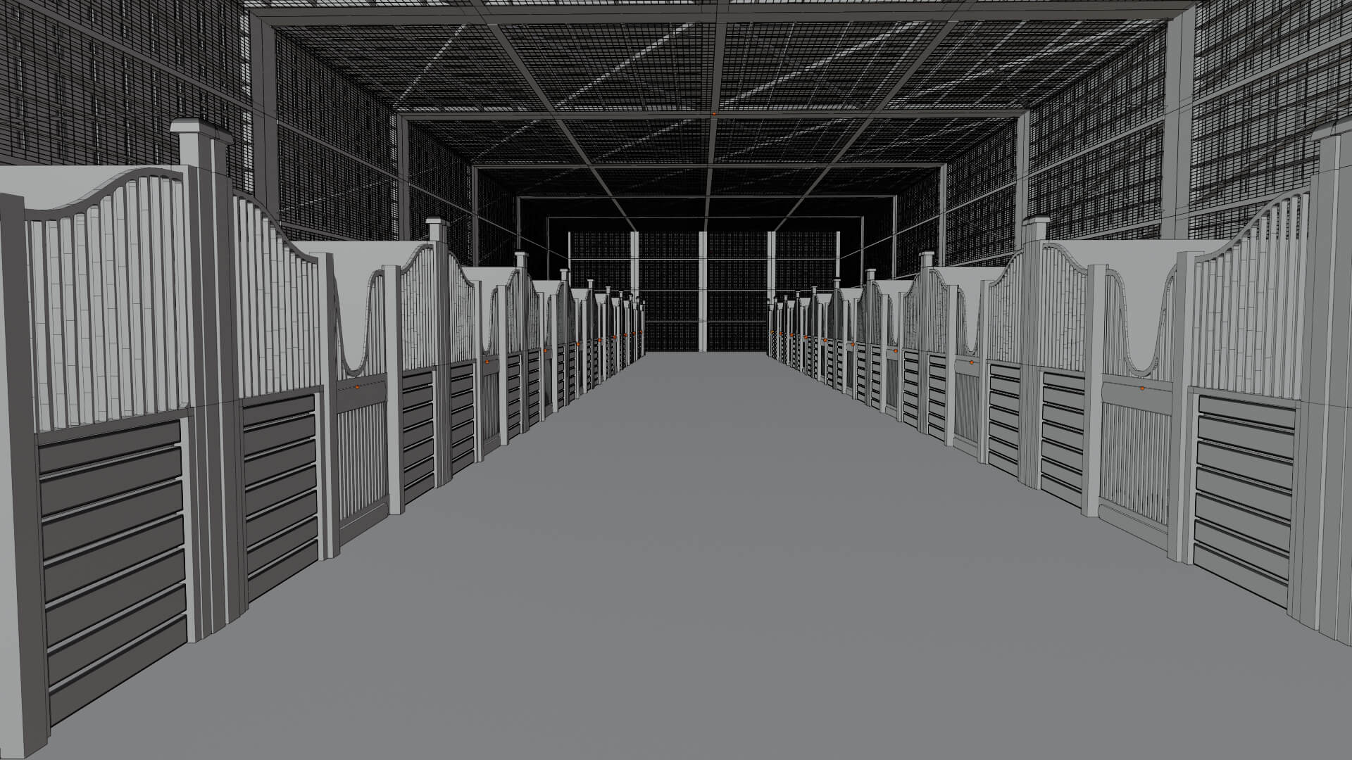 Horse Stable - 3D Model by militarymodels99