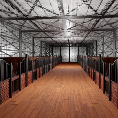 Horse Stable - 3D Model by militarymodels99