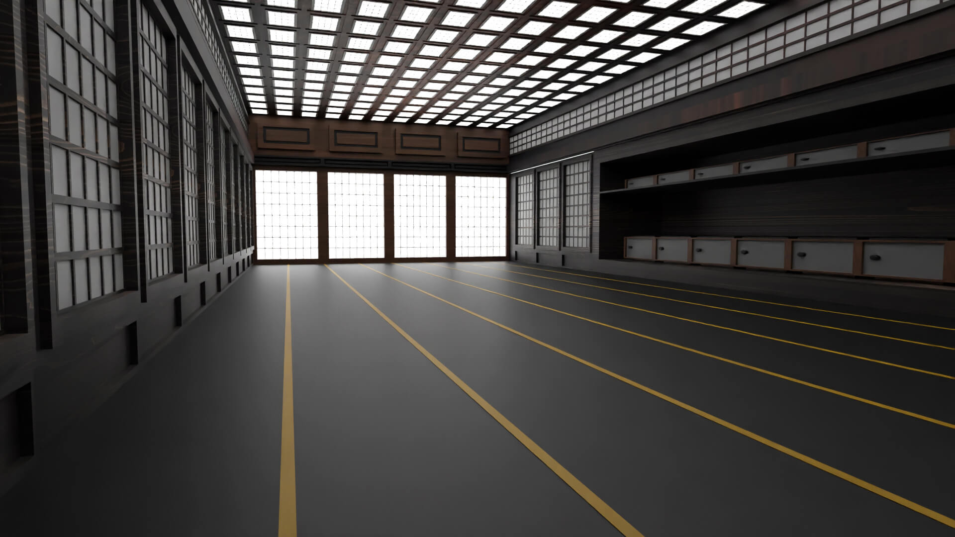 Japanese Training Dojo - 3D Model by militarymodels99
