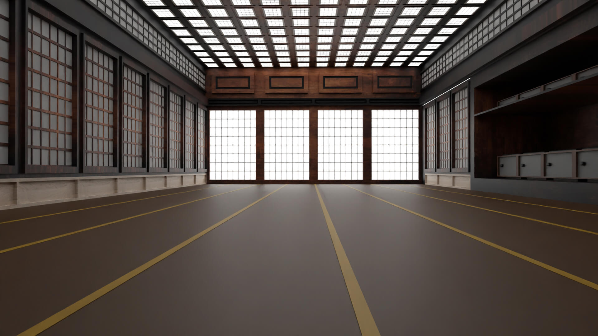 Japanese Training Dojo - 3D Model by militarymodels99