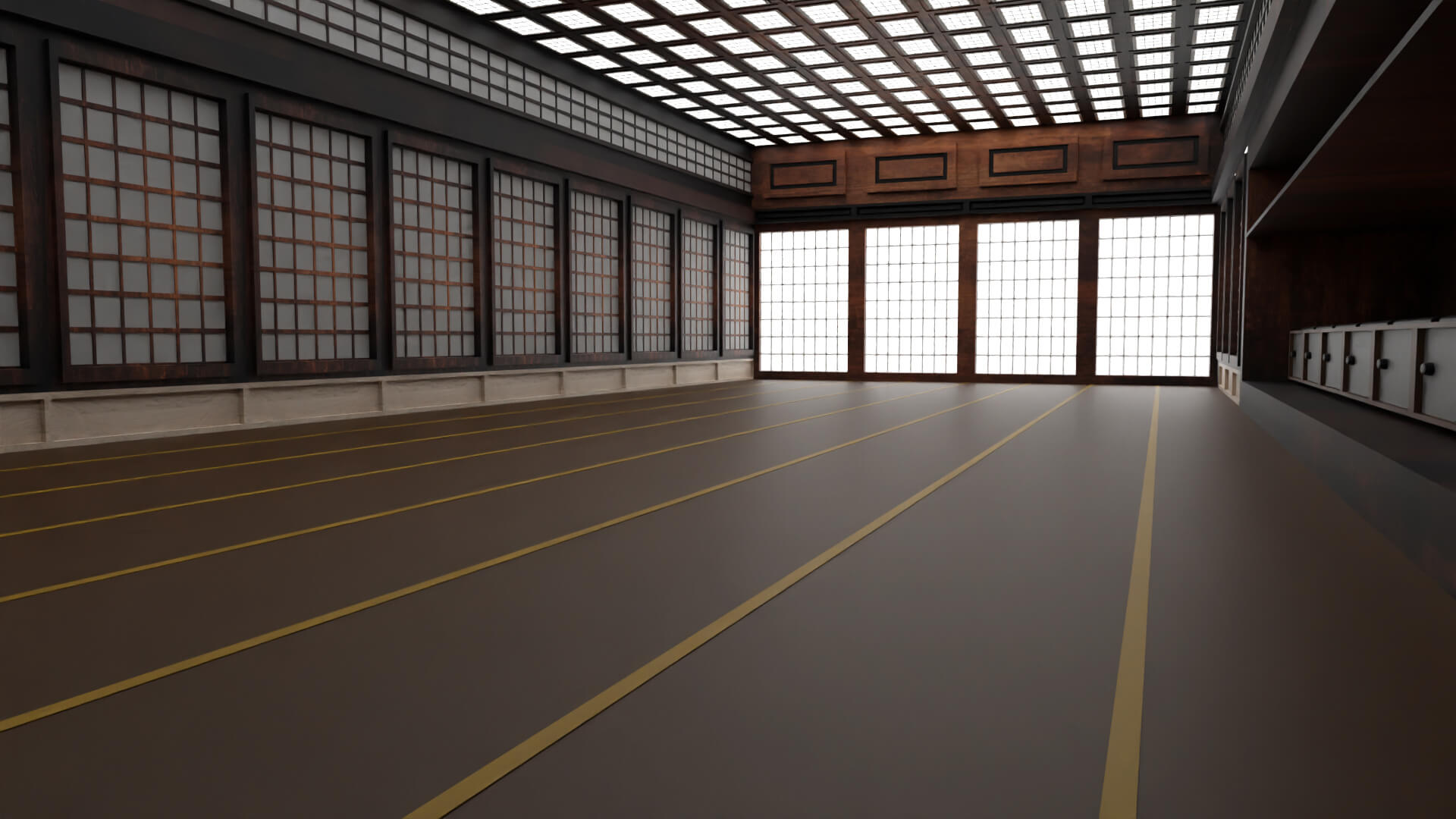 Japanese Training Dojo - 3D Model by militarymodels99