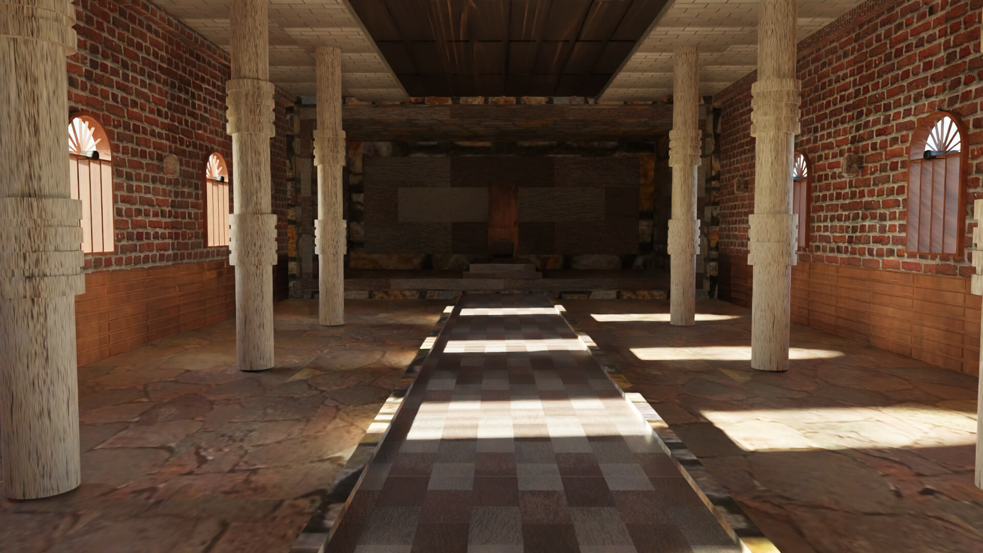 Kings Hall Interior - 3D Model by militarymodels99