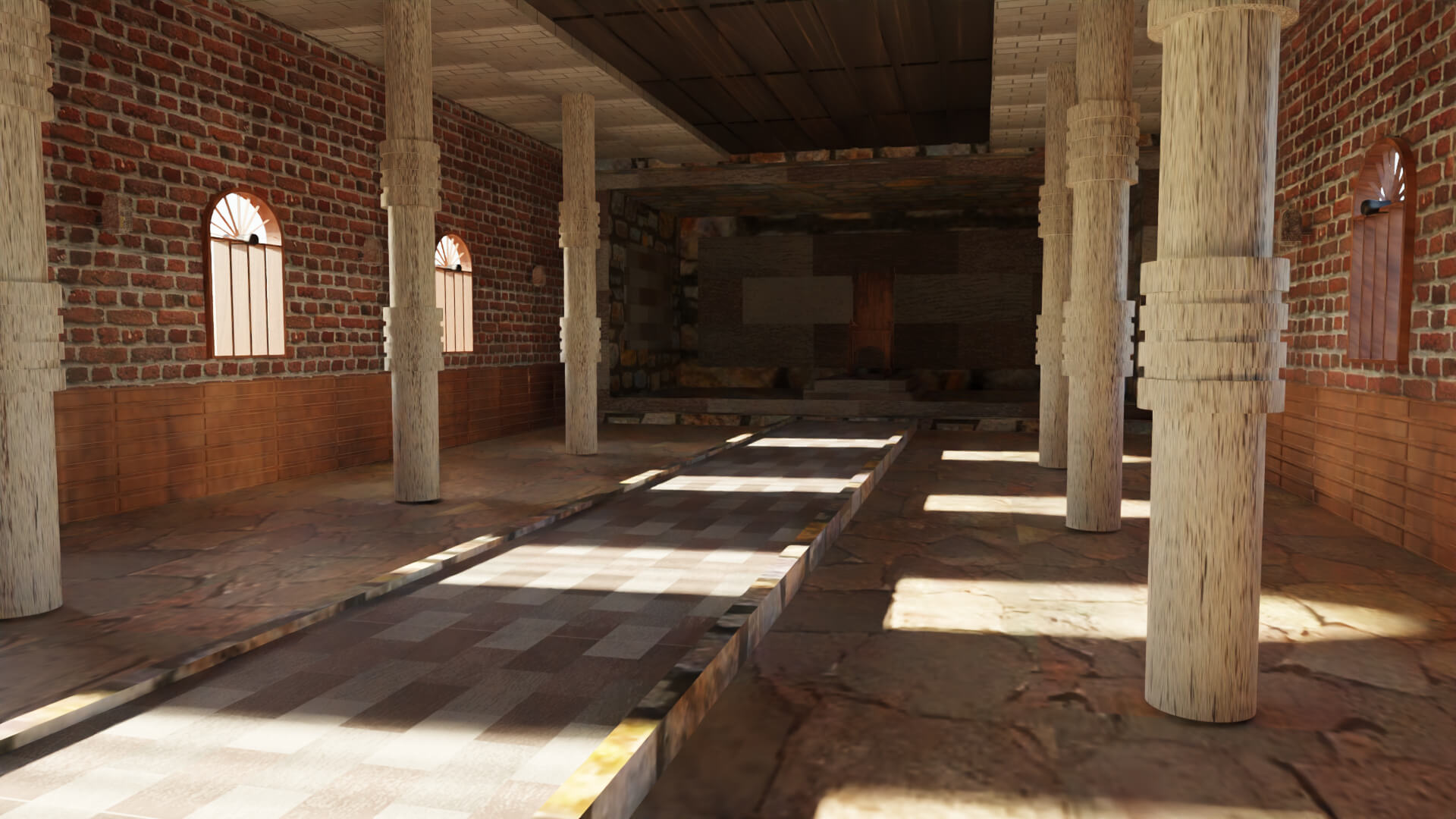 Kings Hall Interior - 3D Model by militarymodels99