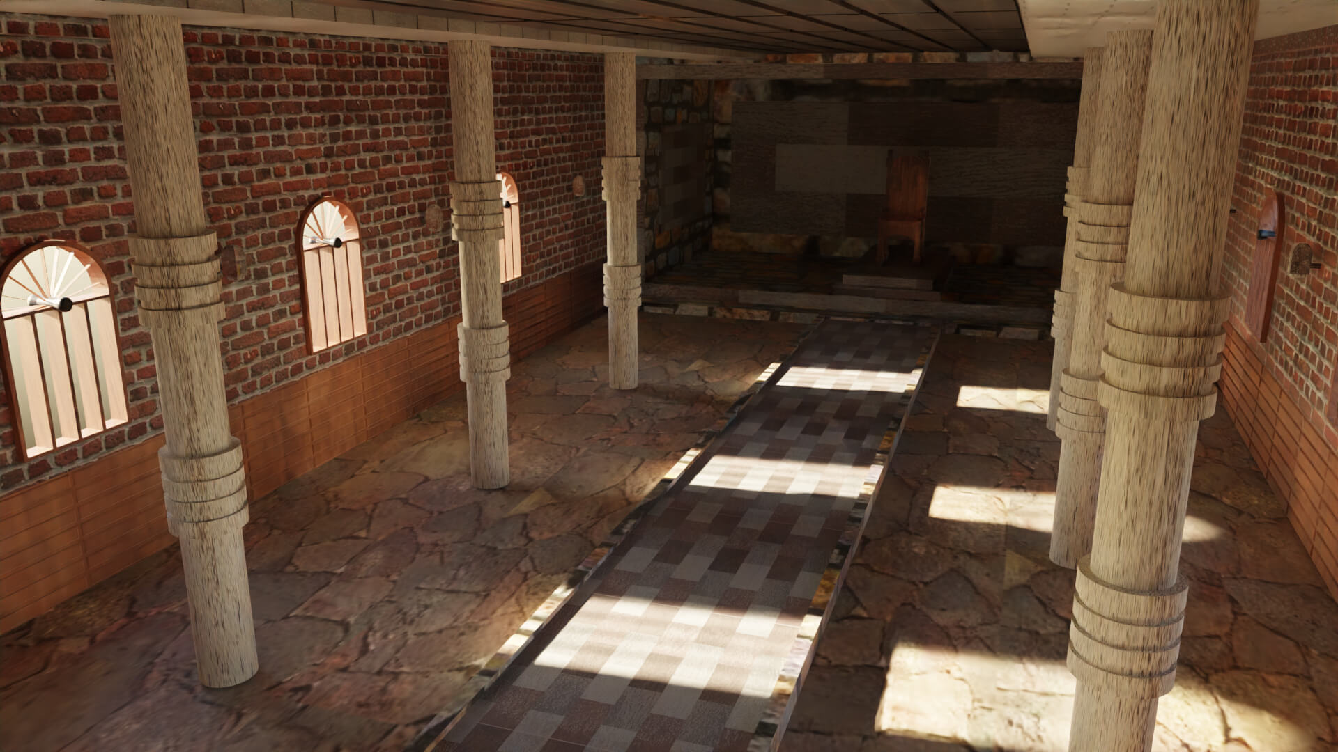 Kings Hall Interior - 3D Model by militarymodels99