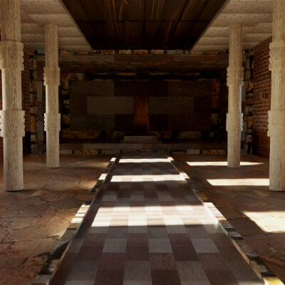 Kings Hall Interior - 3D Model by militarymodels99