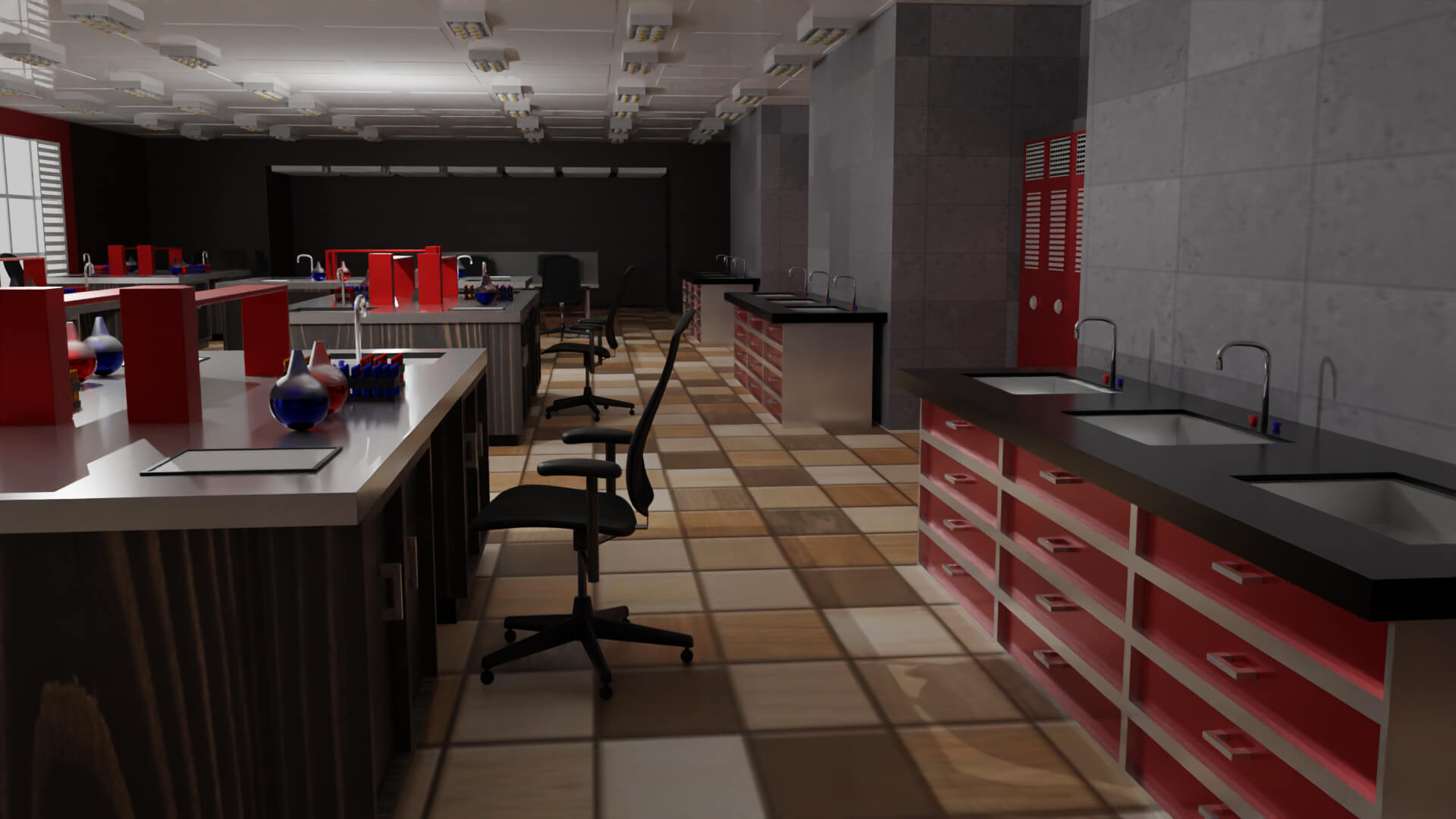 Laboratory Interior - 3D Model by militarymodels99