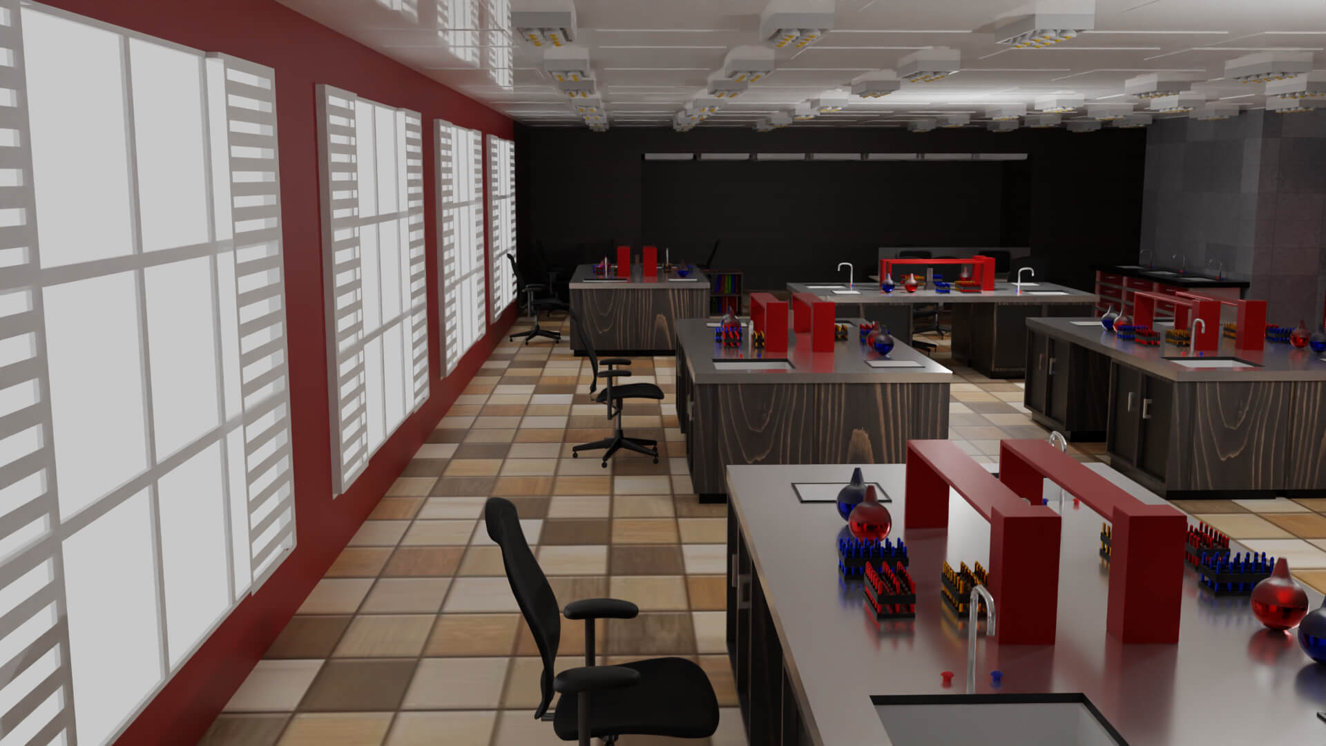 Laboratory Interior - 3D Model by militarymodels99