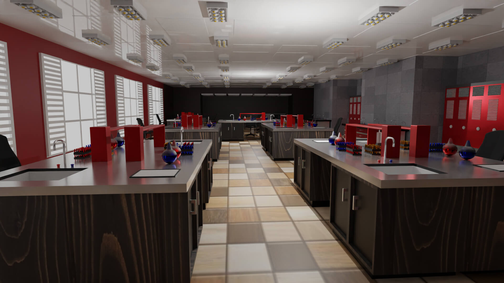 Laboratory Interior - 3D Model by militarymodels99
