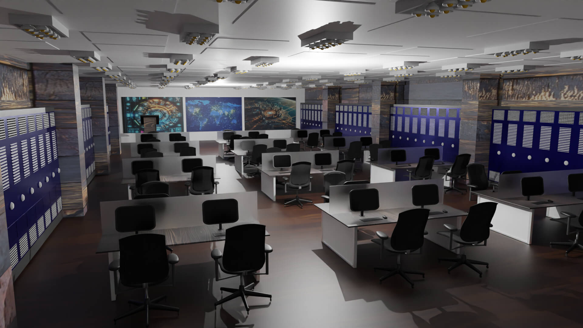 Mission Control Center - 3D Model by militarymodels99