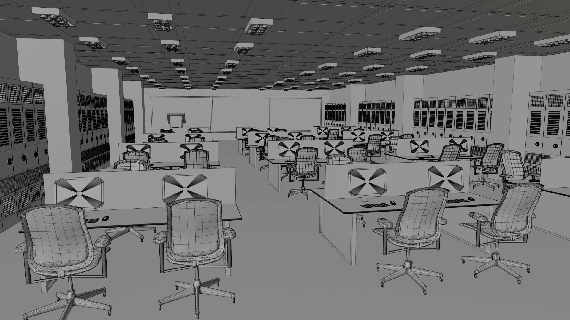 Mission Control Center - 3D Model by militarymodels99